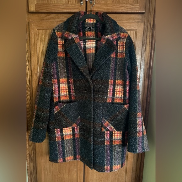CHARLIE B | Jackets & Coats | Charlie B Plaid Boucle Coat | Poshmark